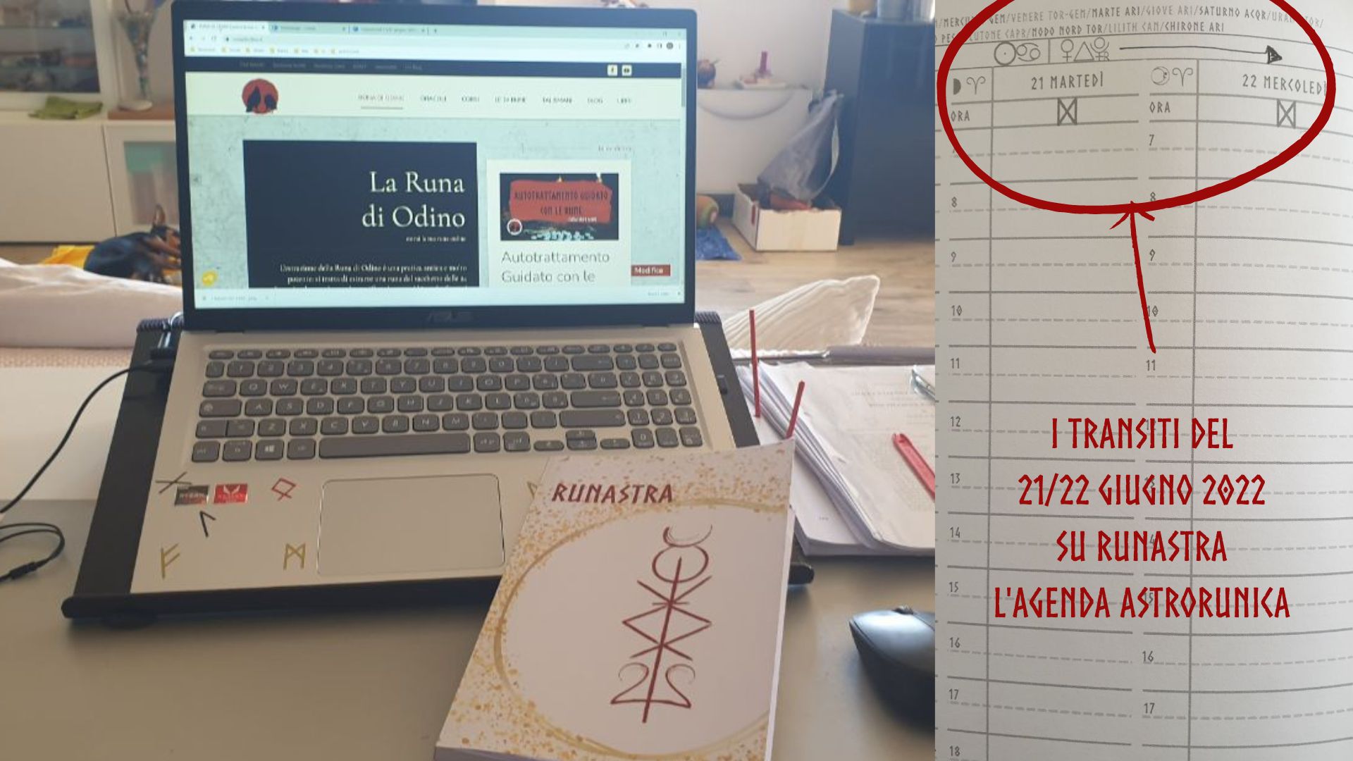 Solstizio d'Estate: rune e transiti